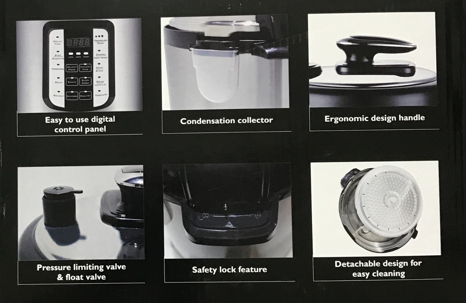 Hauffmann Davis 5L Multifunction Pressure Cooker - New Open Box ...
