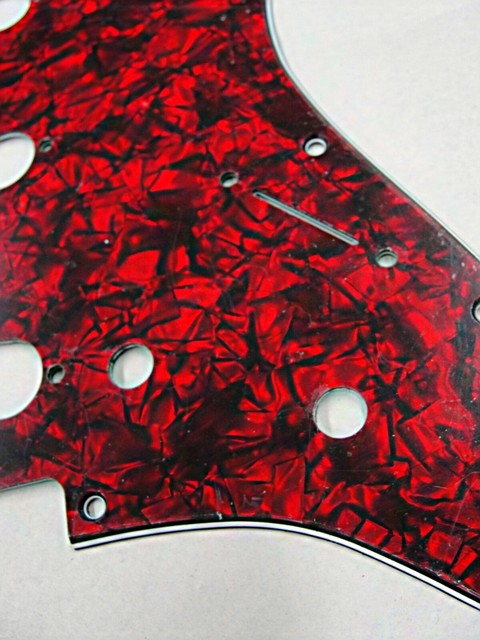 D'Andrea Strat Pickguards for Electric Guitar Red Pearl for sale online ...