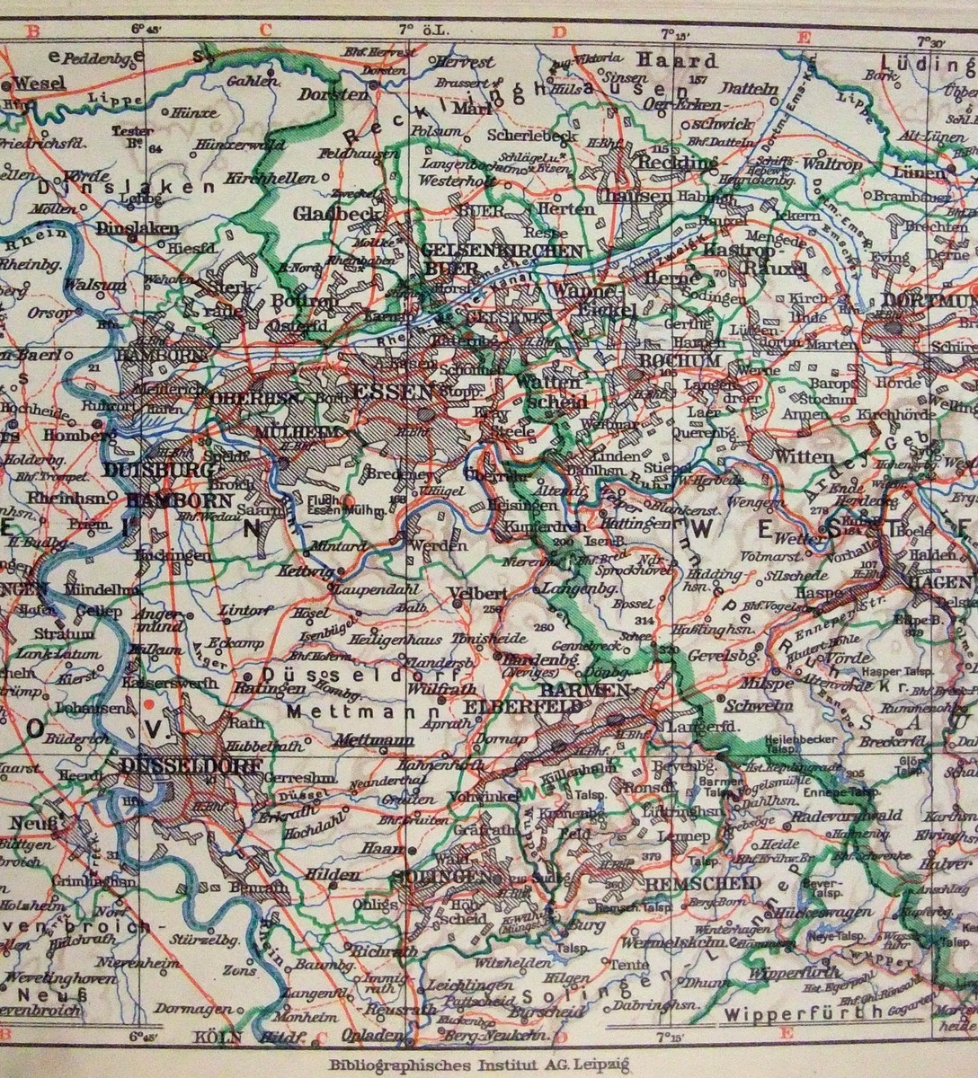 Ruhr Map Rhine Ruhr Megaplex Settlement In Sixth World | World Anvil