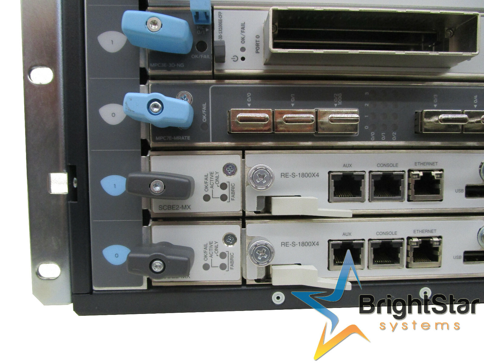 Juniper CHAS-BP3-MX480 Chassis w/ 1x MPC7E-MRATE | 2x RE-S-1800X4-32G ...