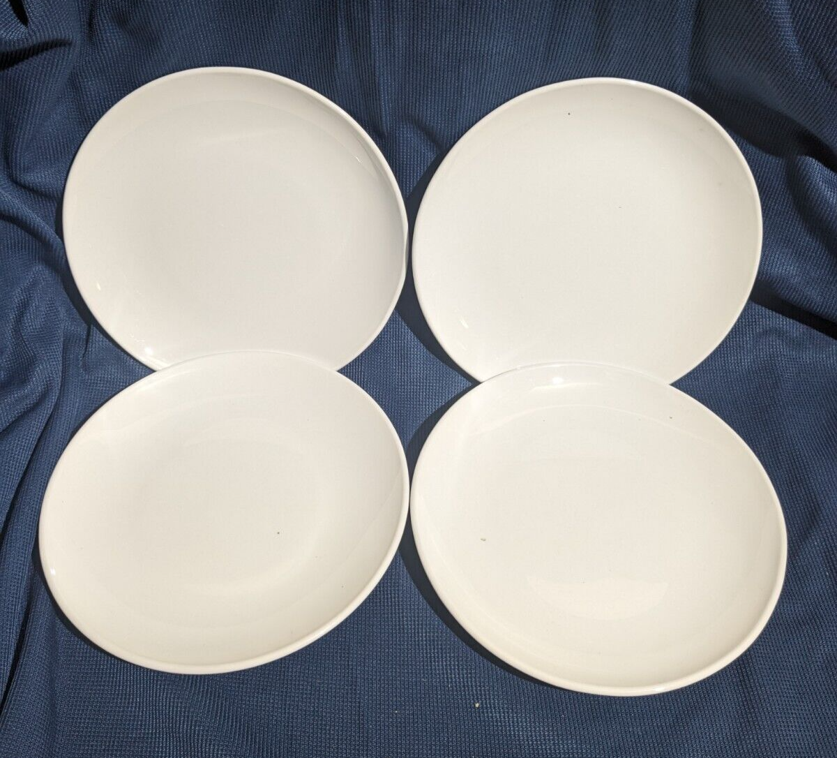 Corning White Coupe 6 1/2 " Bread Plates Pyroceram Set of 4 | eBay