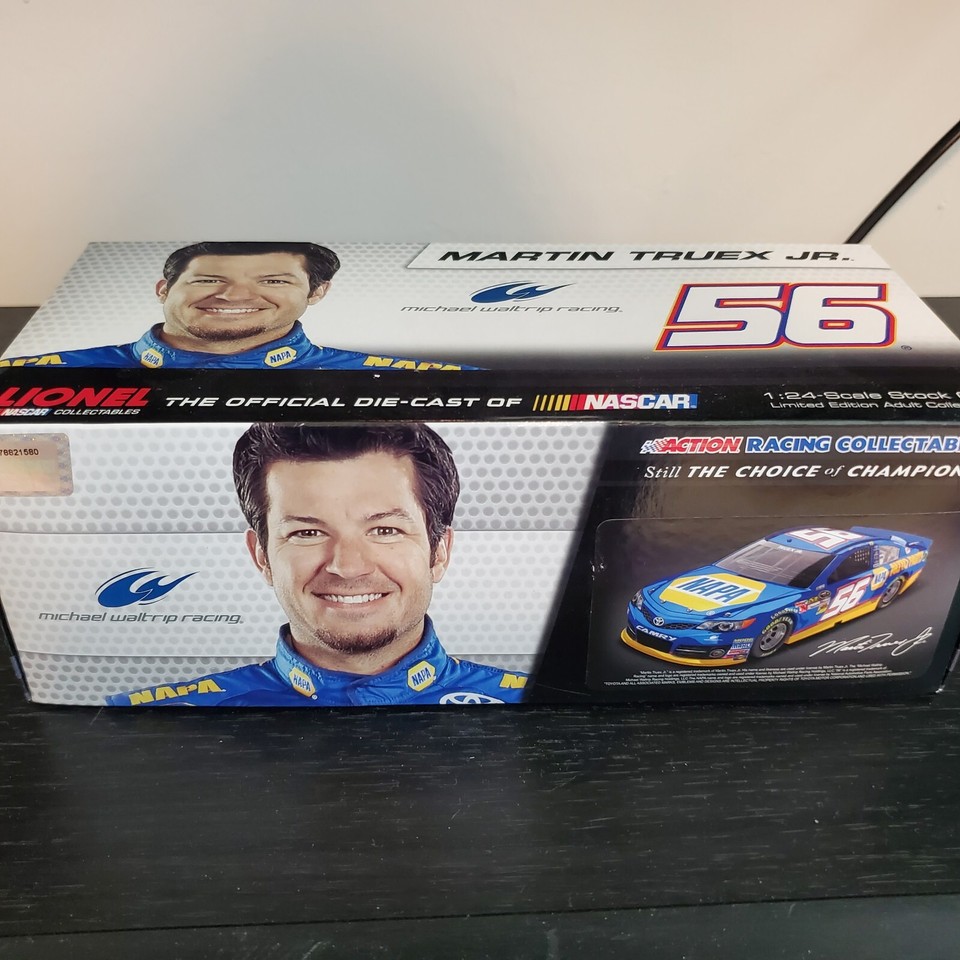 SIGNED 2013 Martin Truex #56 NAPA COT Nascar Diecast 1/24 LIONEL ...