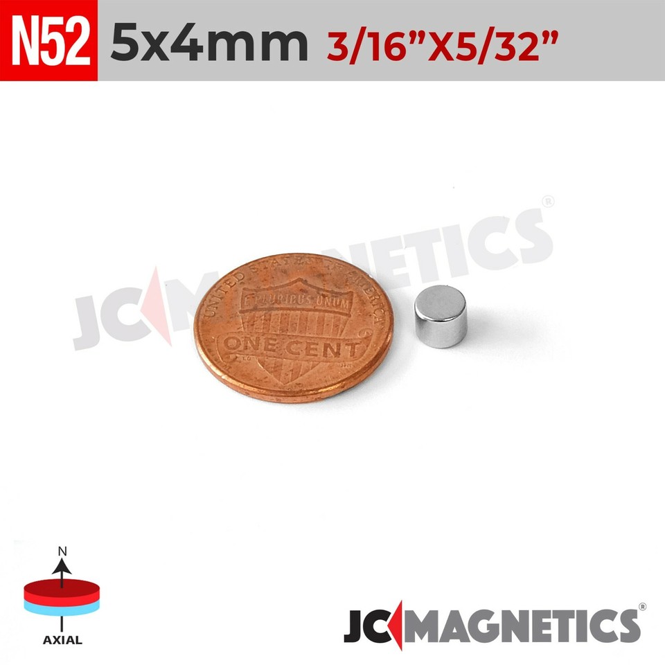 Super Strong N52 Rare Earth Round Neodymium Magnet Disc Thin Tiny Small ...