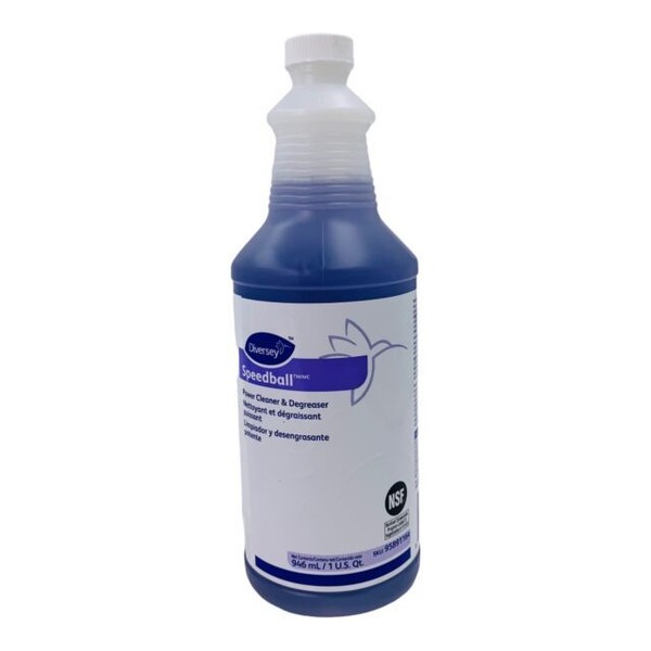 Diversey Speedball 2000 Heavy-Duty Liquid Cleaner - 32oz, 12 Pack for ...