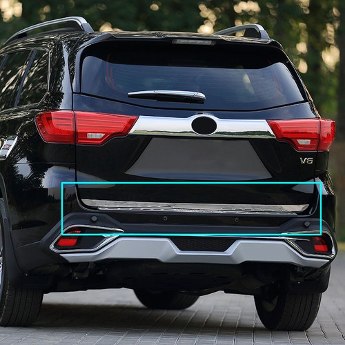 Fit For Toyota Highlander 2015-2019 Stainless Rear Trunk Door Bottom ...