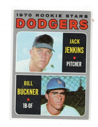 1970 Topps Jack Jenkins / Bill Buckner Rookie Card #286 EX-MT | eBay