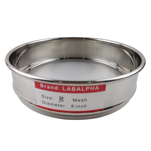 35 Mesh Lab Sieves, #35 Mesh Test Sieve, 8'' Diameter, 304 Stainless ...