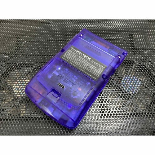 Game Boy Color Clear Night Purple OLED Custom Replacement Console | eBay