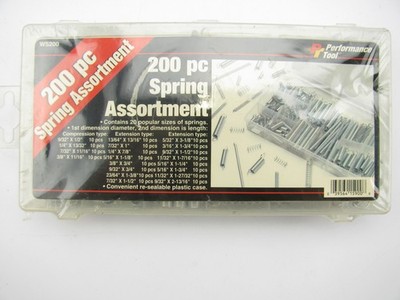 Performance Tool W5200 200 Piece Spring Assortment | eBay