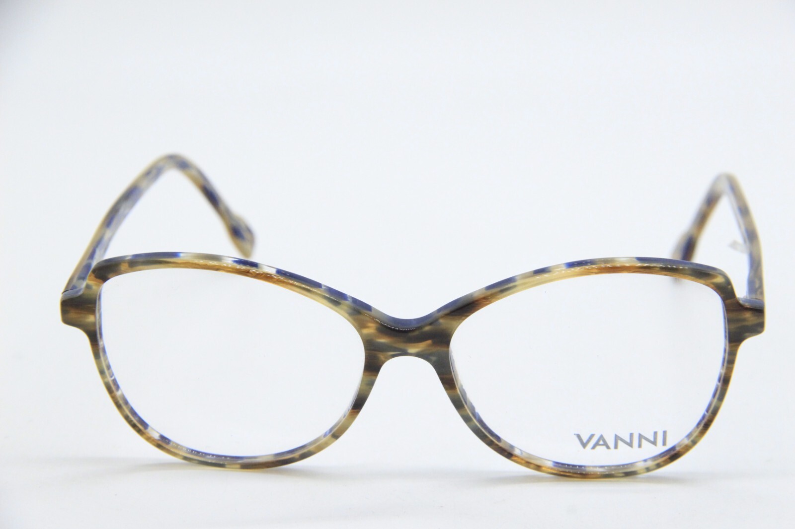 NEW VANNI V1913 A46 BROWN BLUE AUTHENTIC EYEGLASSES FRAMES 54-16 | eBay