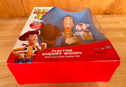 Thinkway Disney Pixar Toy Story 3 Talking Sheriff Woody for sale online ...