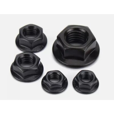 500PCS M5 304 SS Hex Flange nut Hex Flange Nuts Non-slip Nuts Nuts | eBay
