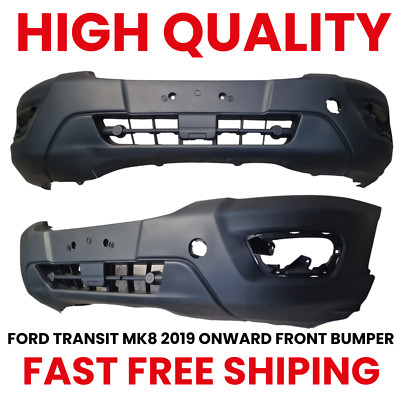 FRONT BUMPER TEXTURED BLACK - FORD TRANSIT MK8 2019 ONWORD -2404363 | eBay