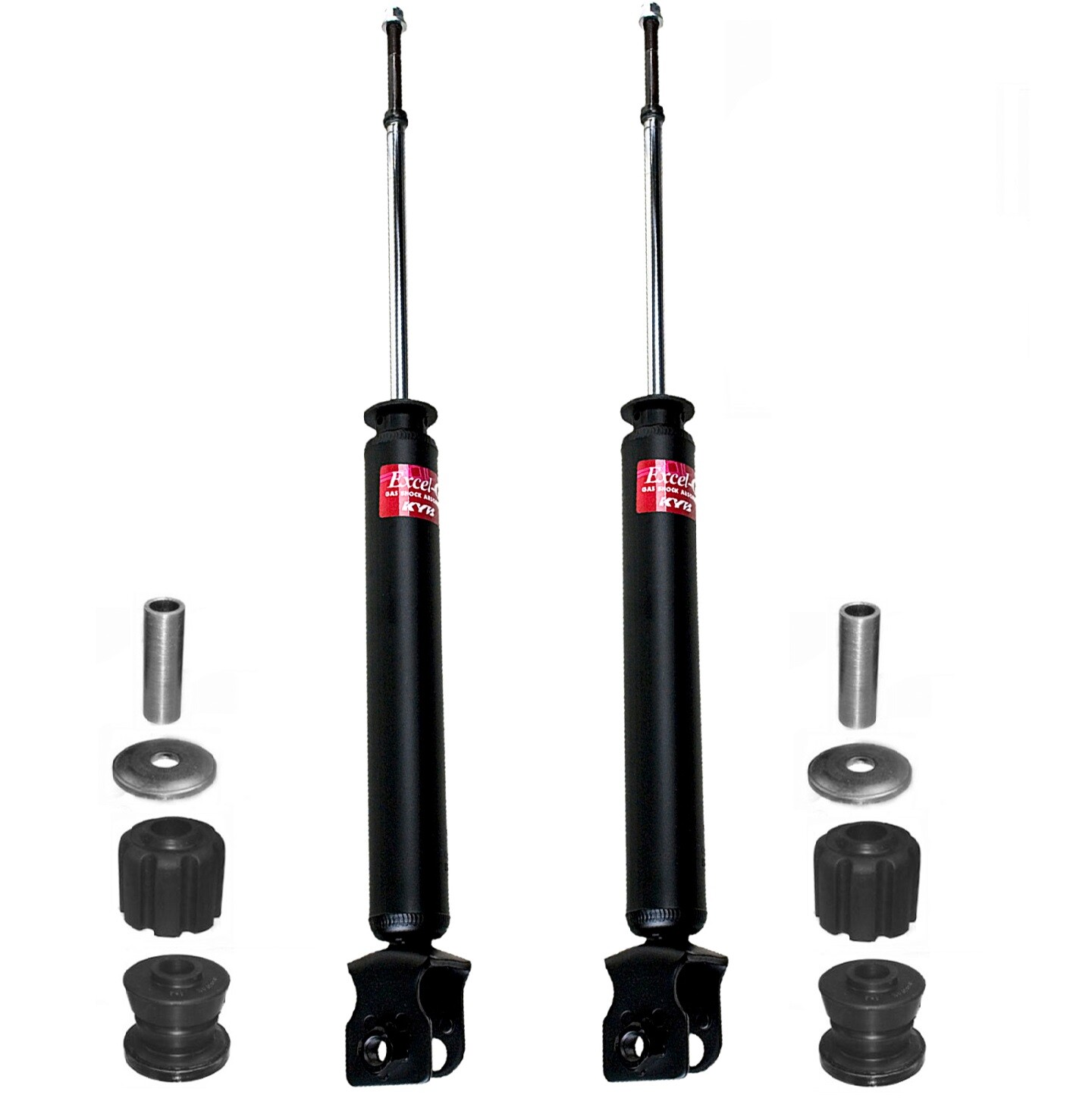 Rear Shock Absorbers & Upper Mount Kits KYB Excel-G for Infiniti G35 ...