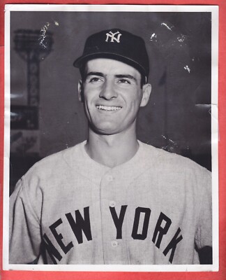1949 YANKEES DORRILL JERRY COLEMAN 8 X 10 GLOSSY TYPE 1 ROOKIE | eBay
