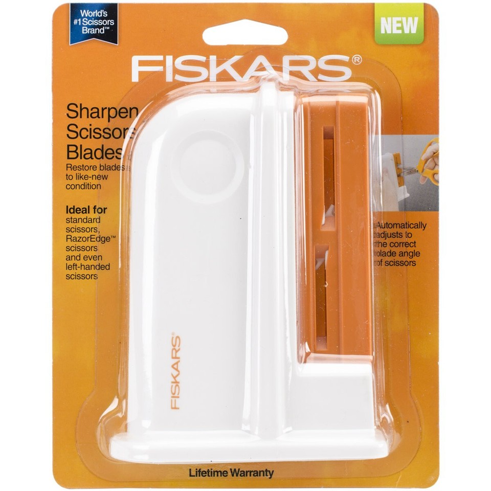 Fiskars SCISSORS SHARPENER for STANDARD RIGHT- & LEFT-HANDED ...