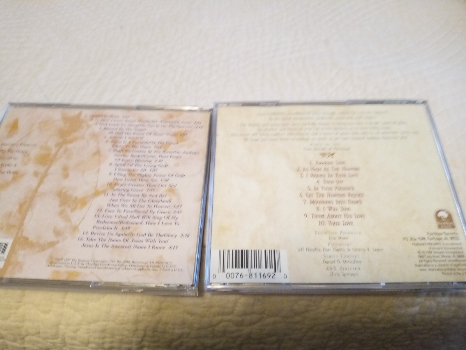 Christian Music CDs, Lot of 2 with Hymns, Gospel, & Praise and Worship ...