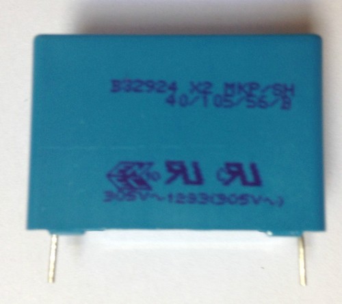 1 condensateur 1.5µF 1.5uF 1.5MF 300v 305v X2 MKP SH B32924 10% ...