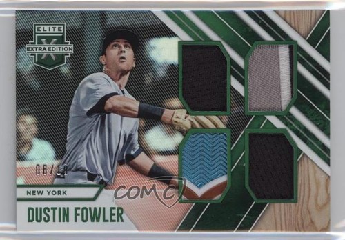 2017 Panini Elite Extra Edition Quad Materials Emerald /10 Dustin ...