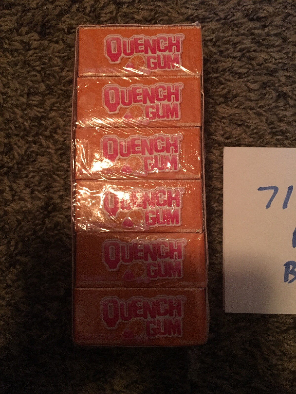 Quench Gum Twelve 10 Piece Packs Orange and Fruit Flavor 170145-t for ...