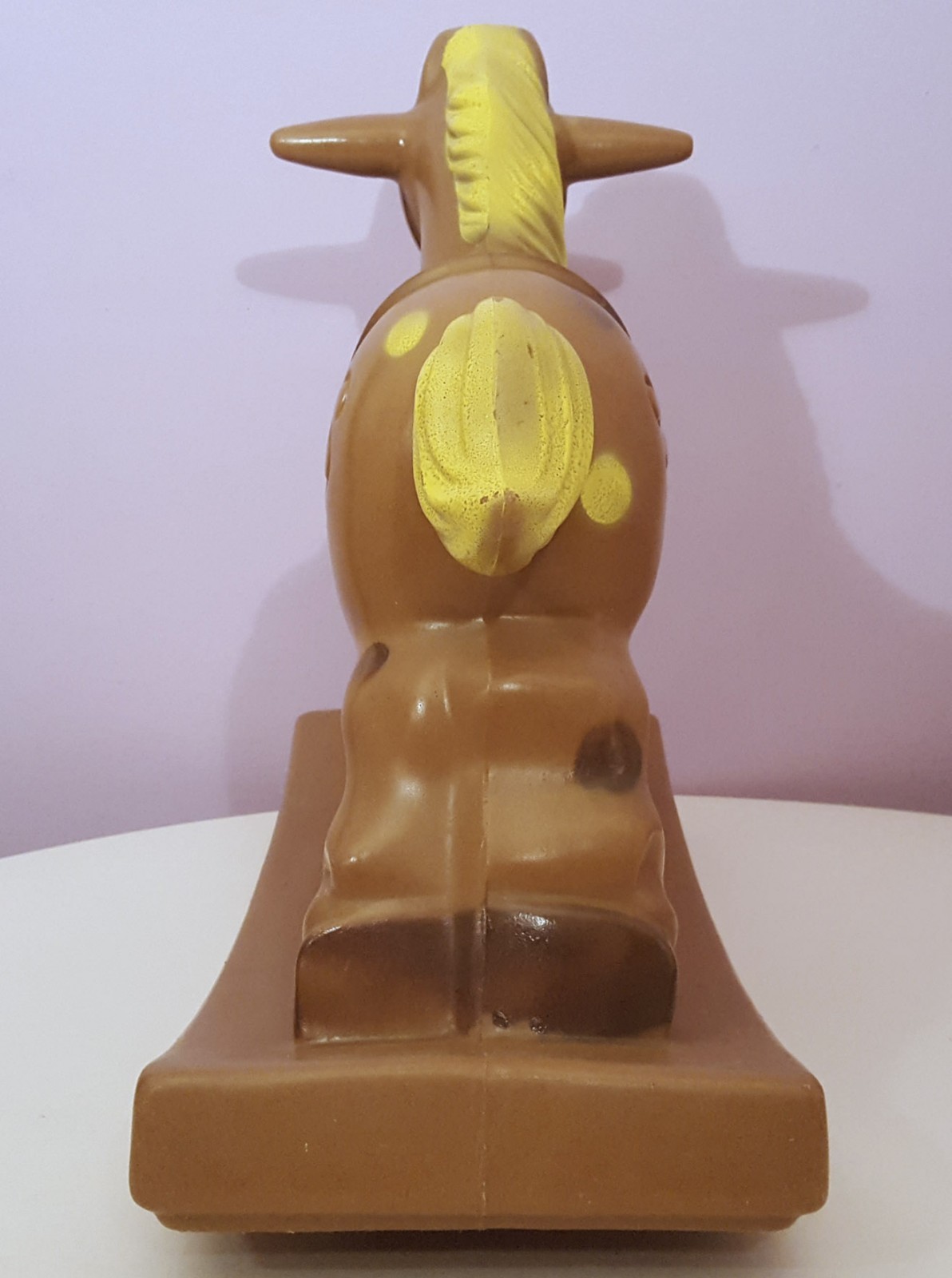 VINTAGE ROCKING HORSE CHILD SIZE KID TOY 1970s 1980s MOLDED PLASTIC ...