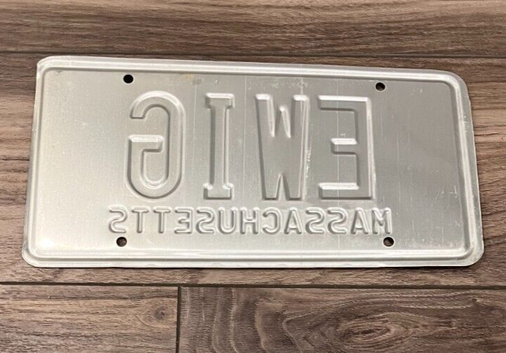 MASSACHUSETTS, Vanity License Plate # EWIG | eBay