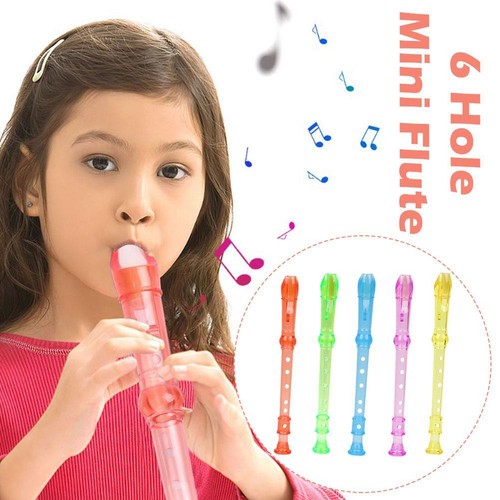 6 Hole Mini Soprano Flute Clarinet Voice Music Sound Instrument Toy V9 ...