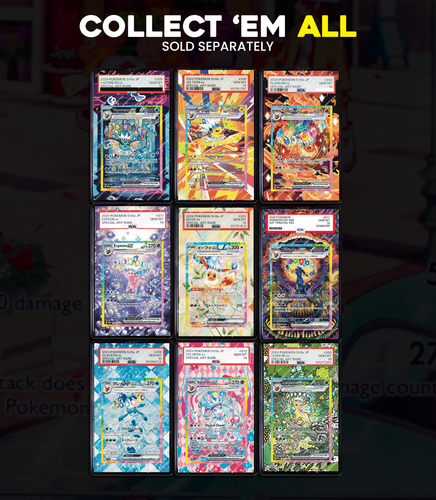 Vaporeon ex SAR PSA CGC Beckett | Extended Art Display Case for Pokémon ...