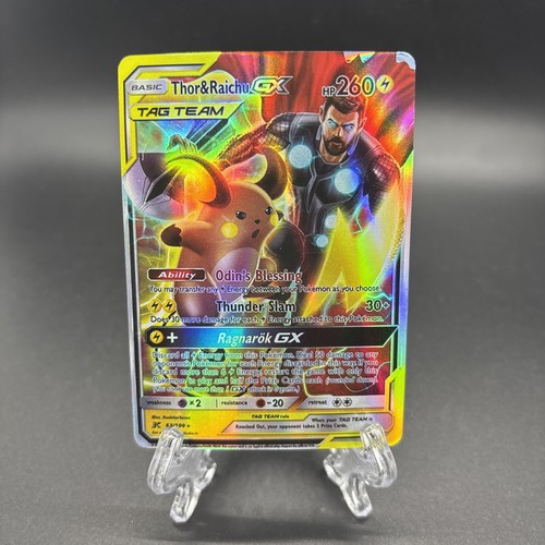 Pokemon Tag Team Thor & Raichu HP260 **Custom Card** READ DEATILS P0481 ...