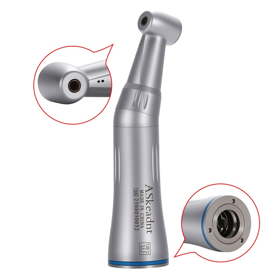 Dental Slow Low Speed Handpiece Push Contra Angle NSK Style Air Motor ...