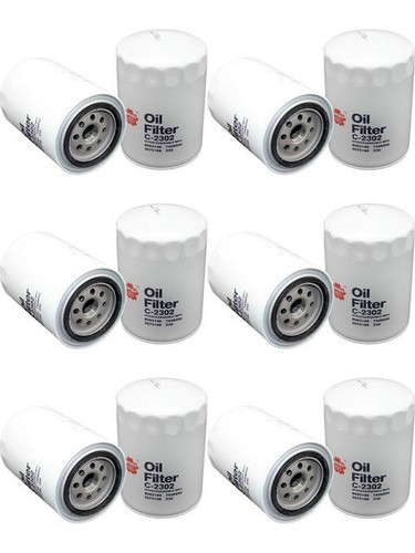 6 x Sakura Spin-On Oil Filter C-2302 fits AMC MATADOR 304 V8 PETROL ...