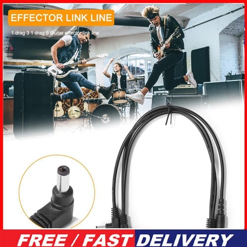 3 Way Guitar Effect Patch Pedal Cables 9V DC Daisy Chain Power Cable (3 ...