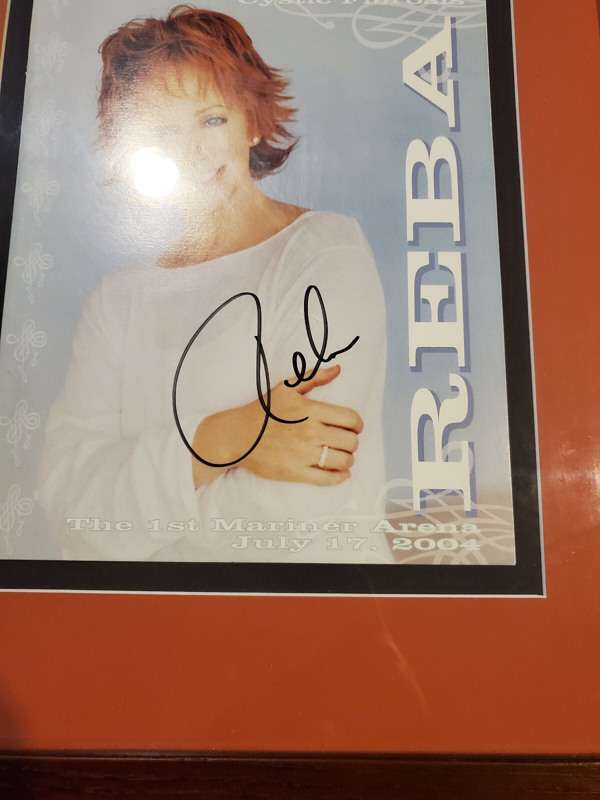 Reba Mcentire Autographed Framed Concert Program | eBay