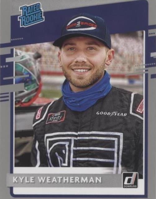 2021 Panini Donruss NASCAR - Rated Rookie Kyle Weatherman #31 Silver ...