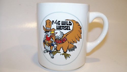 Vintage F-4G WILD WEASEL Coffee Cup Mug, USA | eBay