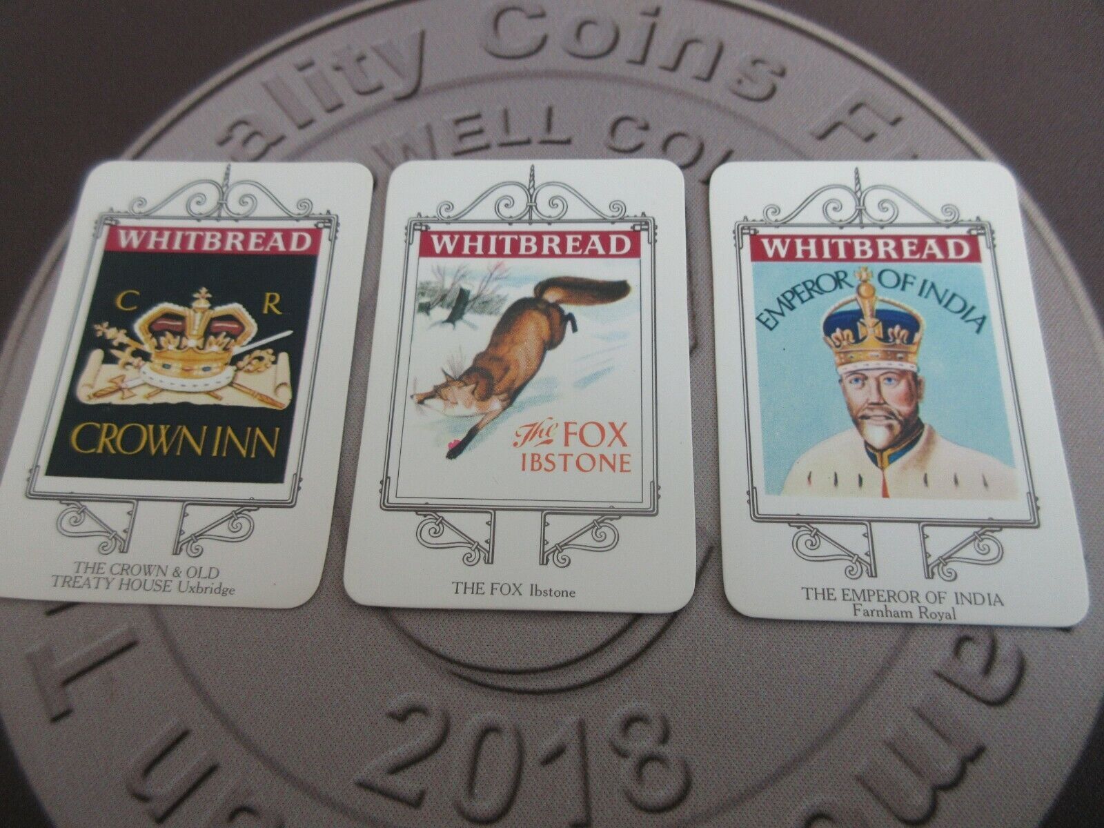 WHITBREAD INN SIGNS FROM THE MARLOW 25 CARD SERIES, GREAT CONDITION ...