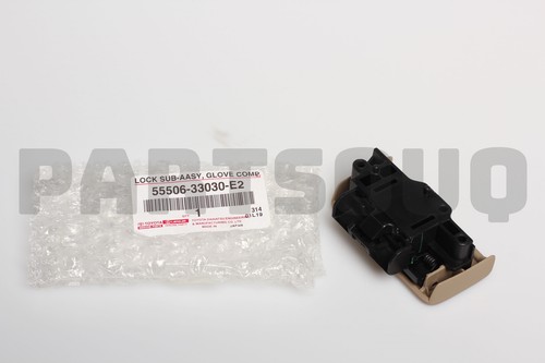 5550633030E2 Genuine Toyota LOCK ASSY, GLOVE COMPARTMENT DOOR 55506 ...