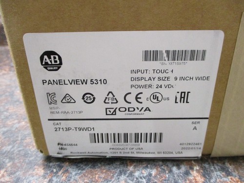 2713P-T9WD1 Allen-Bradley Panelview 5310 Terminal 2713PT9WD1 | eBay