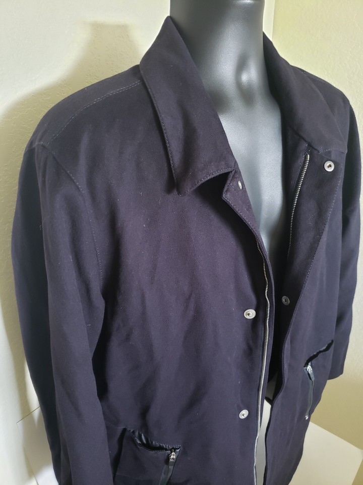 Porsche Design Fashion Rare P'1000 Black Jacket Made In Italy Size EU ...