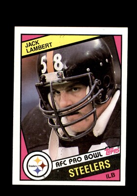 1984 Topps - #167 Jack Lambert Pittsburgh Steelers NM-MT | eBay