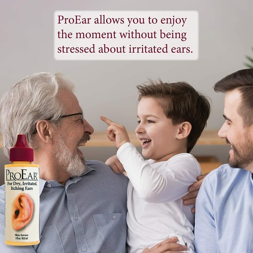 Miracell ProEar - for Itchy, Irritated Ears - Natural Relief - 2 OZ (58 ...