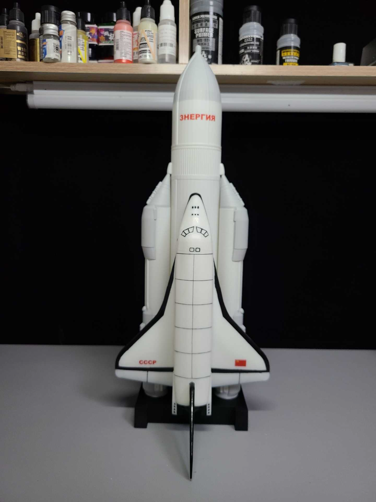 NEW 1:144 Energy with Buran Space Shuttle Model Painted Finished 42cm ...