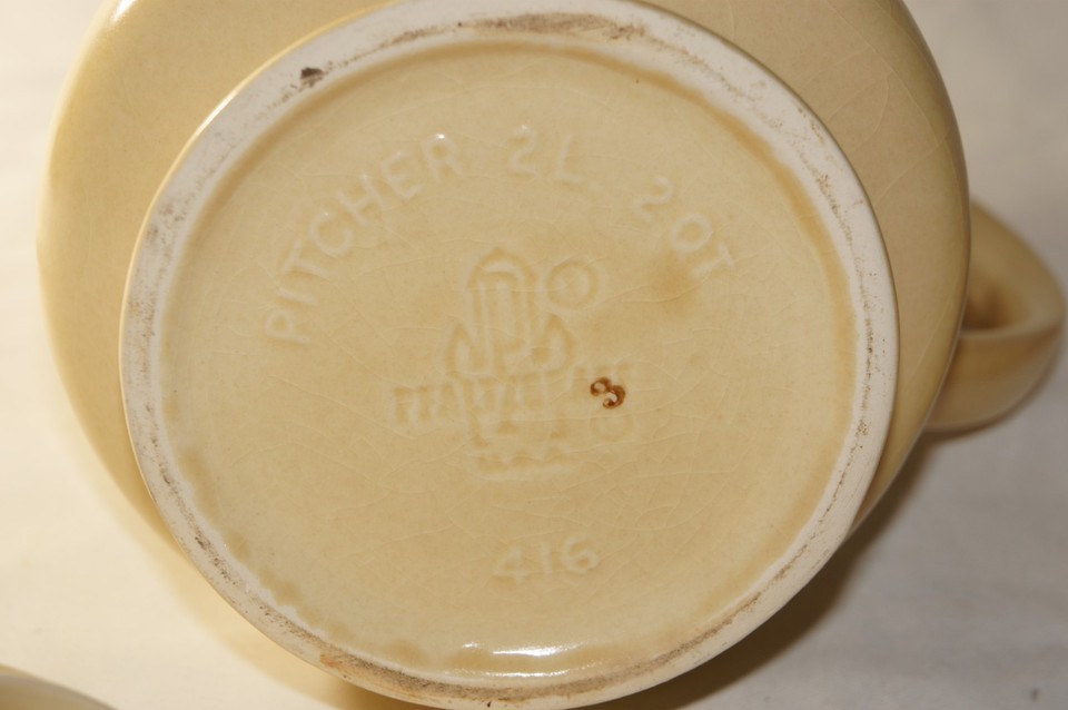 Pfaltzgraff Village Rare Vintage Stoneware w/ Handles & Tops USA Set of ...