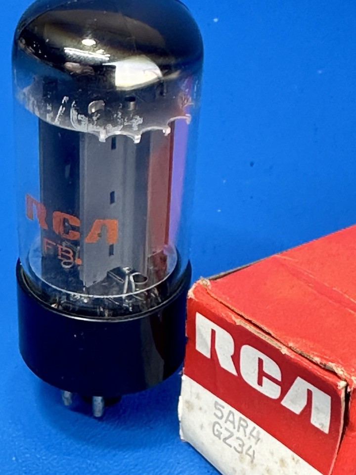 NOS RCA GT BRITAIN 5AR4 GZ34 TUBE NOS BALLANCED TESTS | eBay