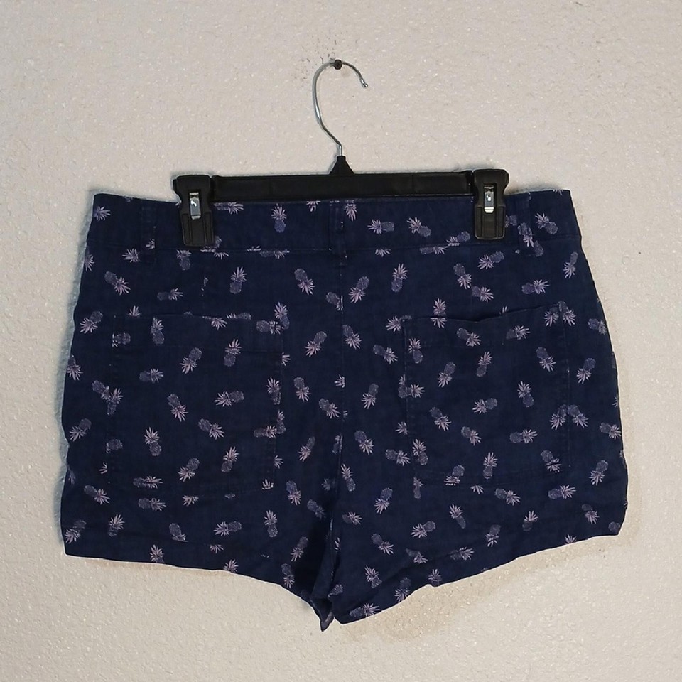 GAP Navy Pineapple Print Shorts | eBay