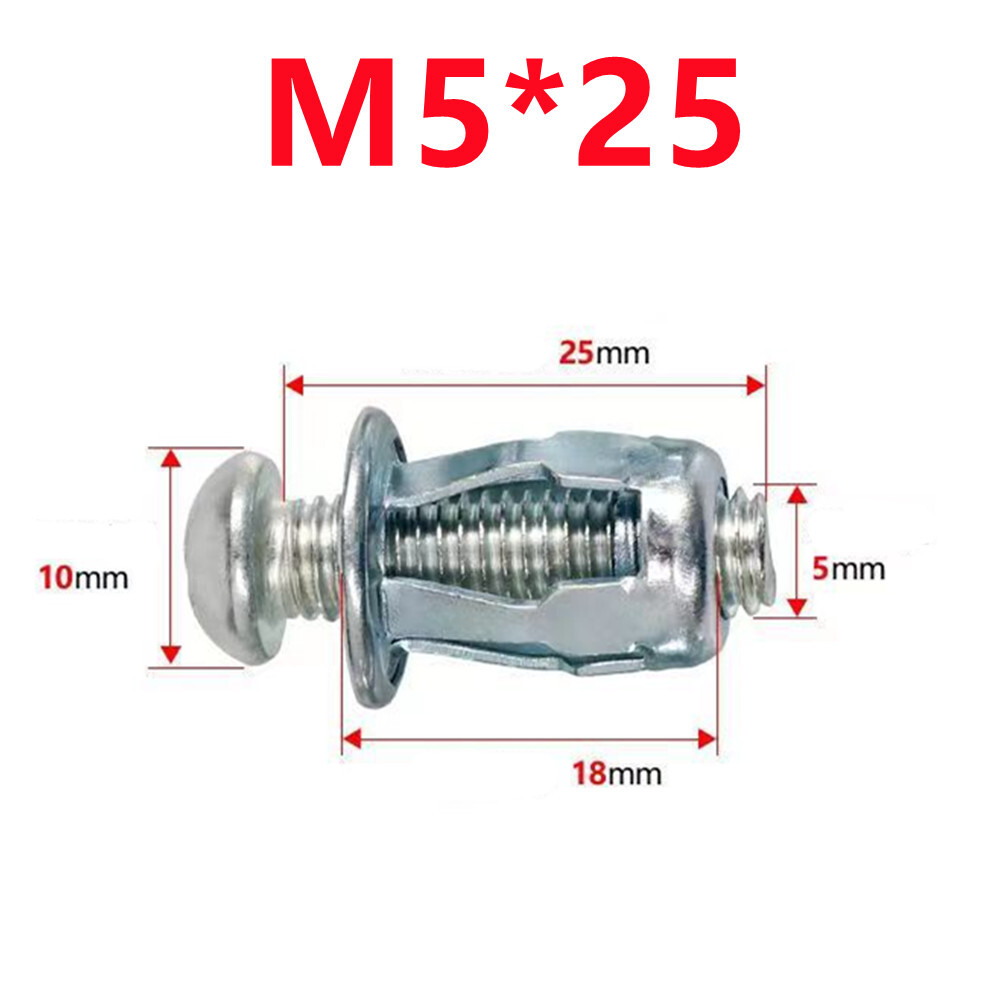 10X M4/M5/M6/M8 Jack Nuts Car Metal Screw Petal Screw Petal Nut ...