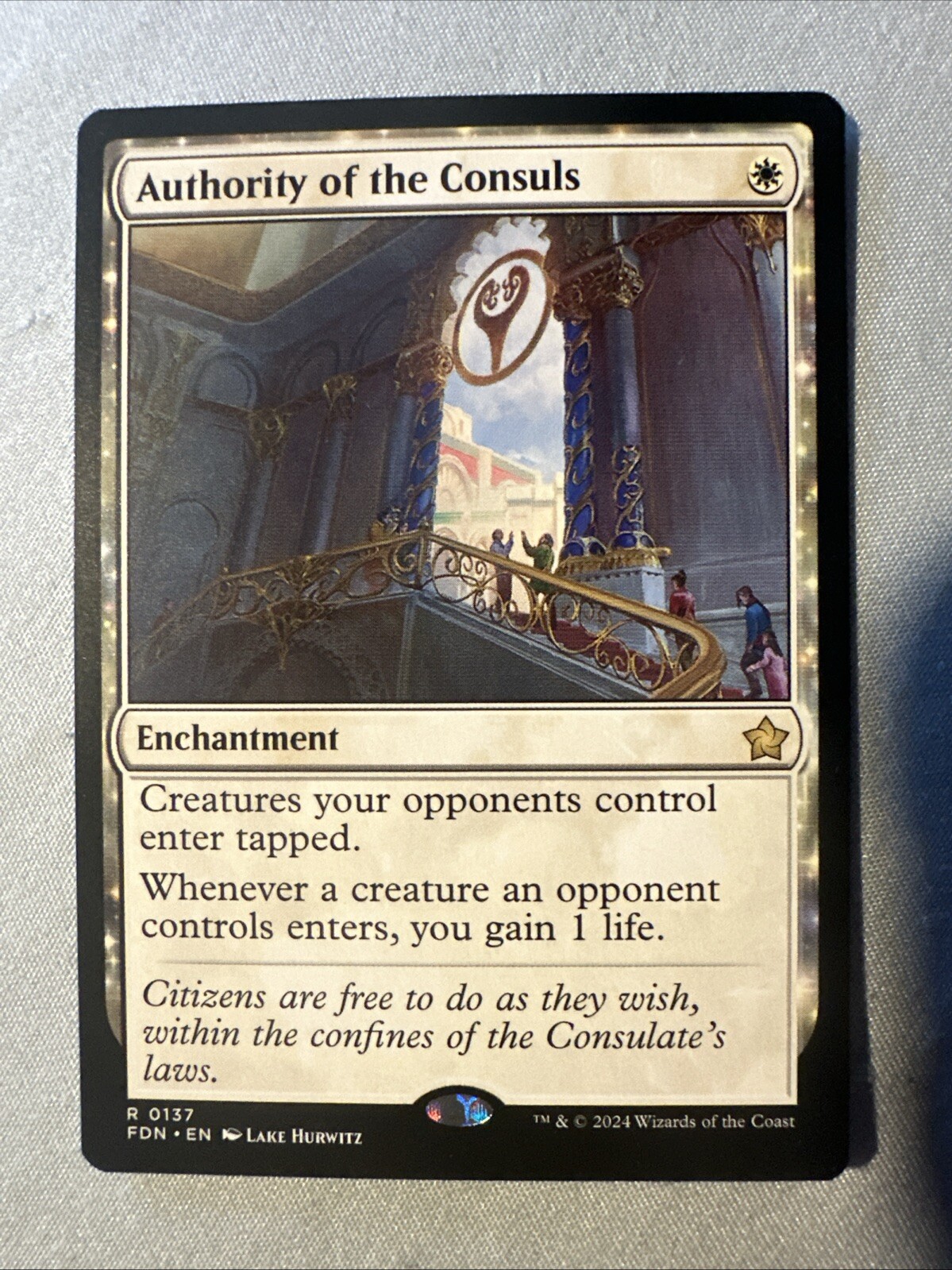 Authority Of The Consuls MTG Magic The Gathering Foundations #137 | eBay