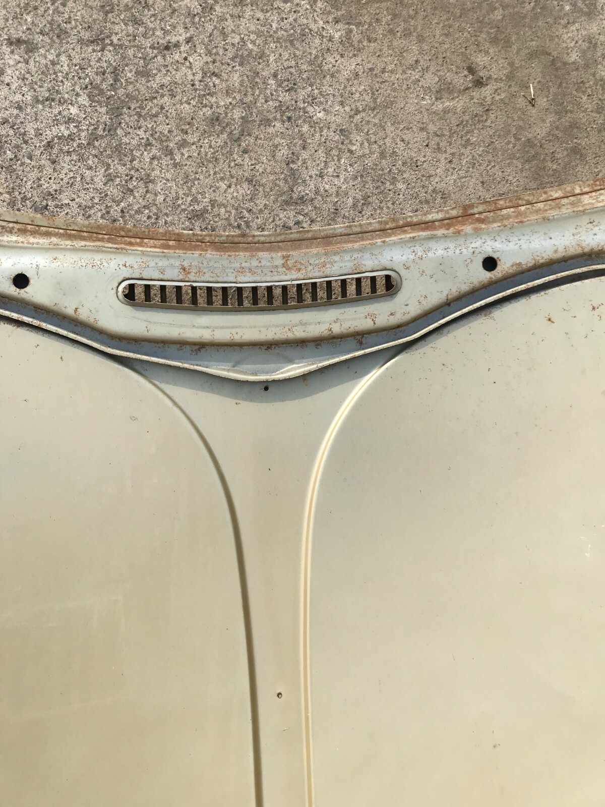 Classic VW beetle bonnet 1300/1500 models with vents. Solid imported ...