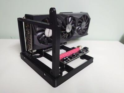 Ripe3D Wide Dual External GPU Graphics Card Stand for DIY Mining Rig 7 ...