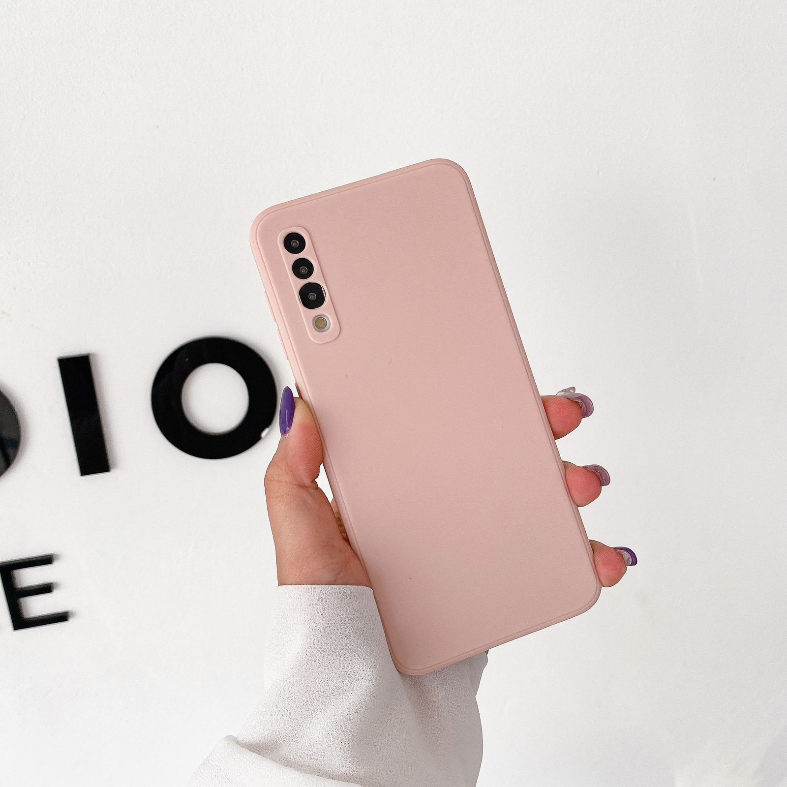 For OPPO A57S A39 A83 A79 A75 A59S Liquid Silicone Soft Solid Color ...